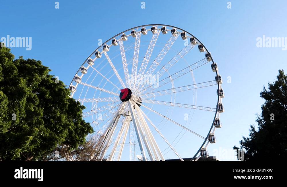 The Wheel Of Brisbane In South Bank Near Brisbane City Centre, Showing ...