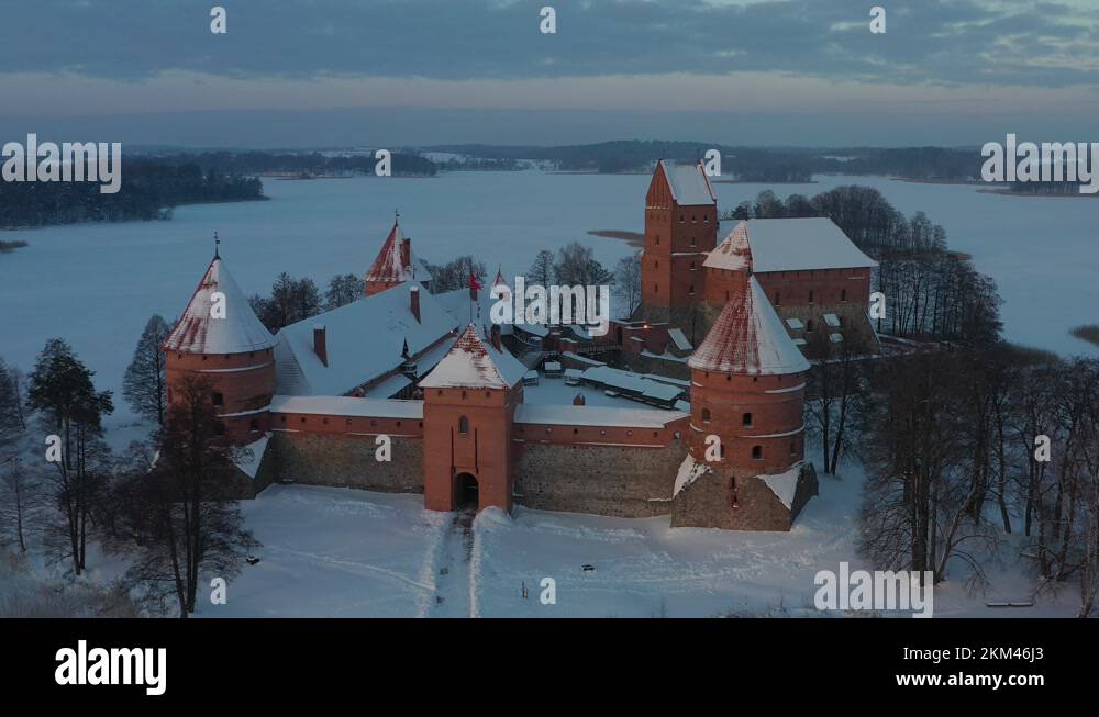 Trakai island castle snow Stock Videos & Footage - HD and 4K Video ...