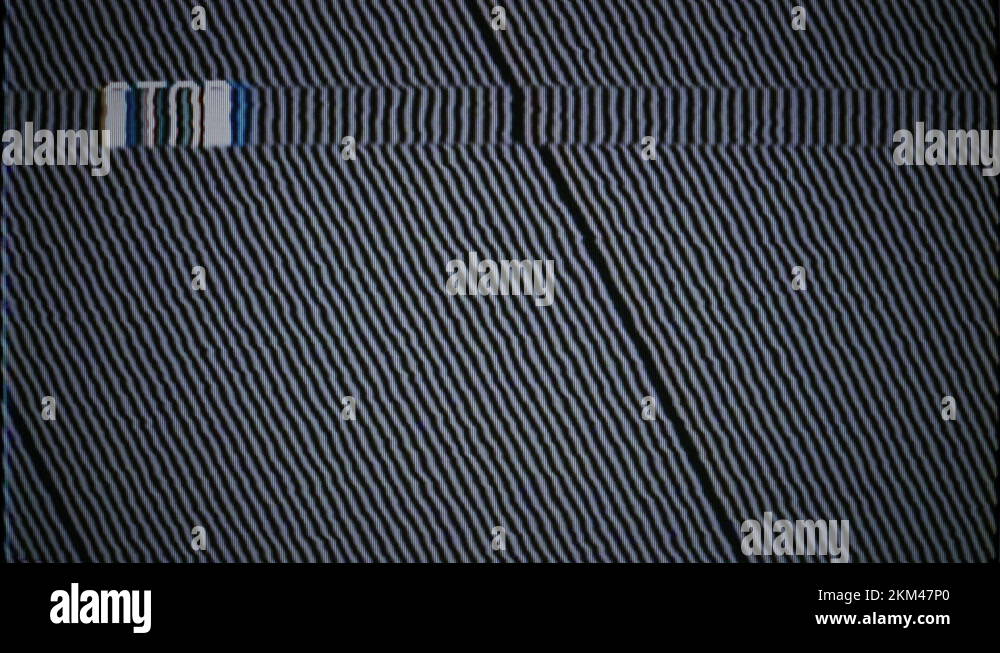 Stop sign in the corner. VHS noise texture. Static noise, heavy glitch ...