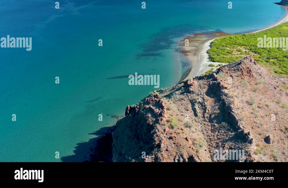 LIGUI BCS MEXICO-2020: An Aerial View Of Oceanside Bluffs Along A ...