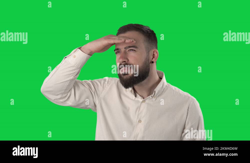 Man shading his eyes Stock Videos & Footage - HD and 4K Video Clips - Alamy