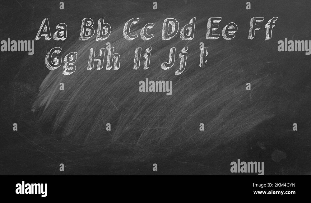 Lowercase english alphabet letters handwritten Stock Videos & Footage ...