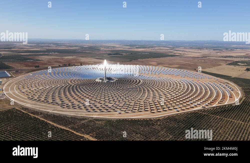 Solar thermal power plant seville spain Stock Videos & Footage - HD and ...