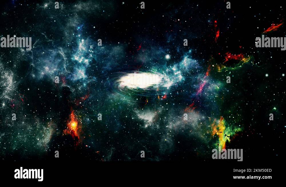 galaxies and nebula clouds that move with in the great universe Stock ...