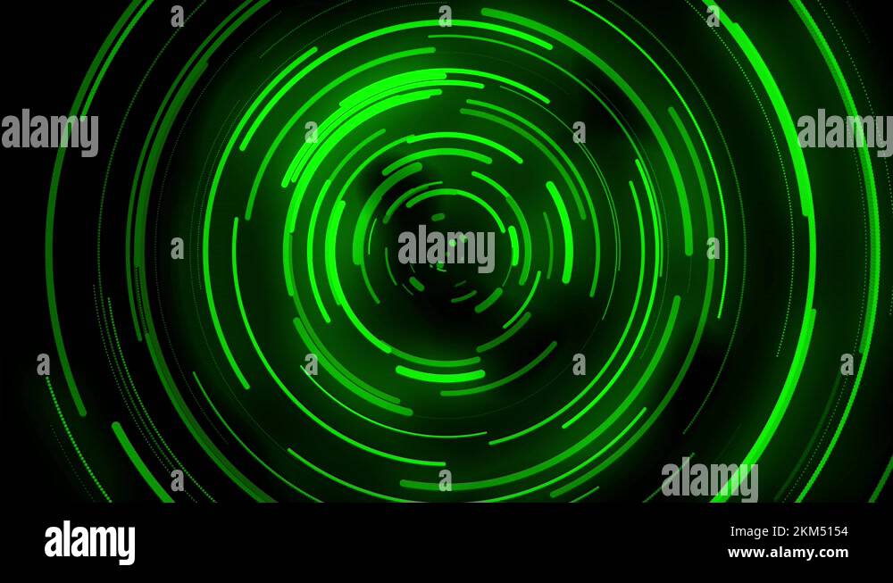3D animated background, green curve movement, curve being distributed ...