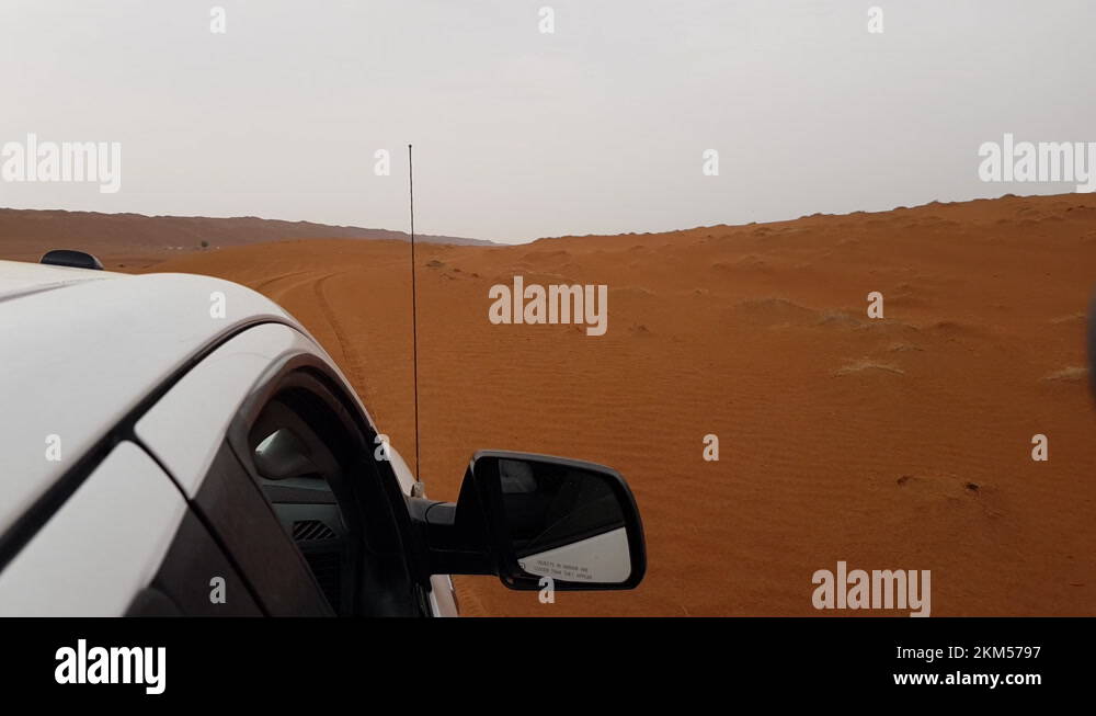 Passenger Window POV of Car Driving in Desert Stock Video Footage - Alamy