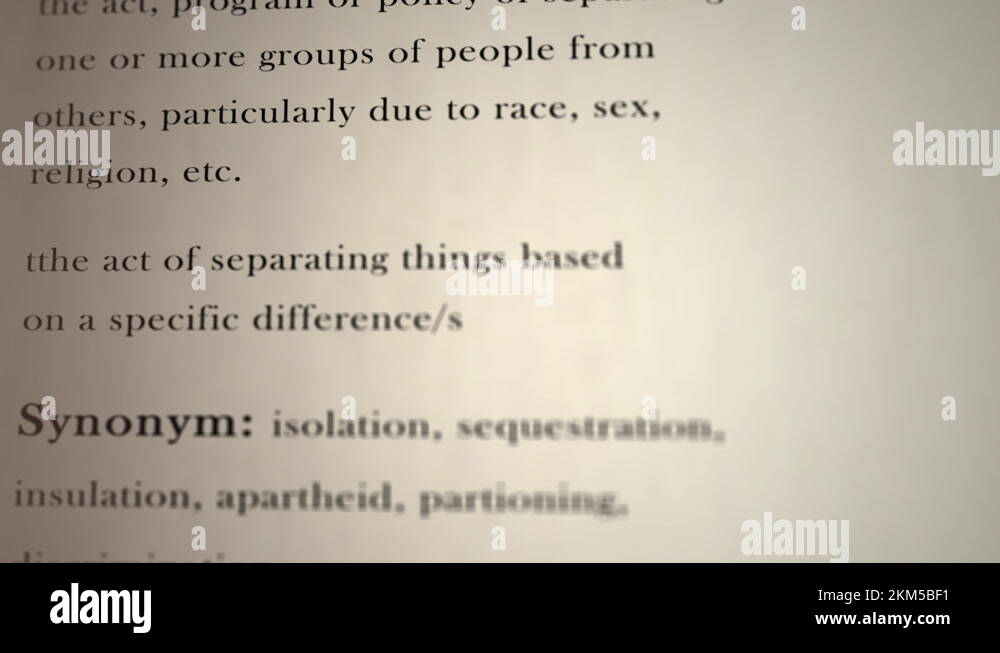 Segregation Stock Videos & Footage - HD and 4K Video Clips - Alamy