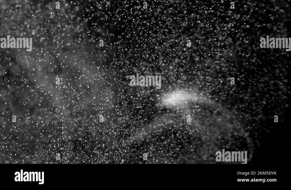 Background animation of slowly moving microparticles in the form of ...