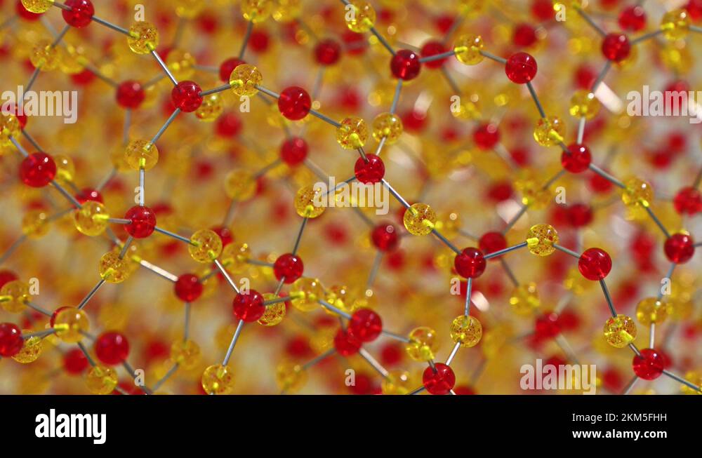 Physical 3d model of molecular structure Stock Video Footage - Alamy