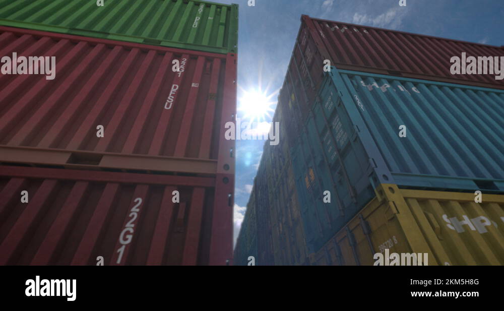 3d containers Stock Videos & Footage - HD and 4K Video Clips - Alamy