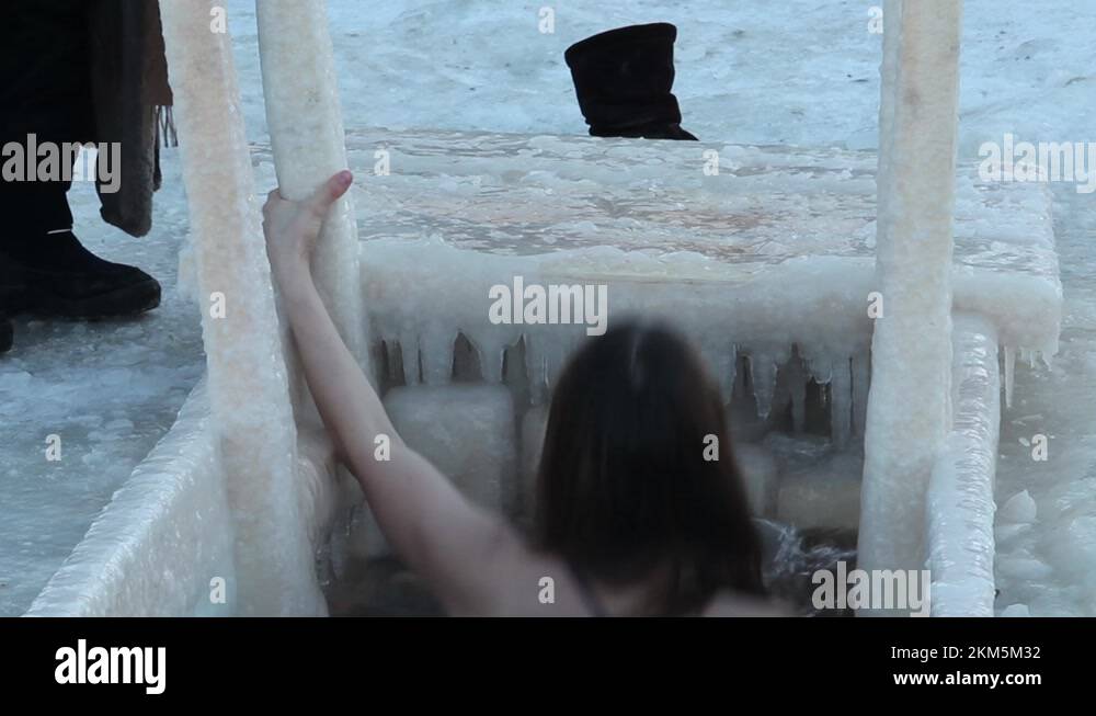 Russian ice bathing Stock Videos & Footage - HD and 4K Video Clips - Alamy