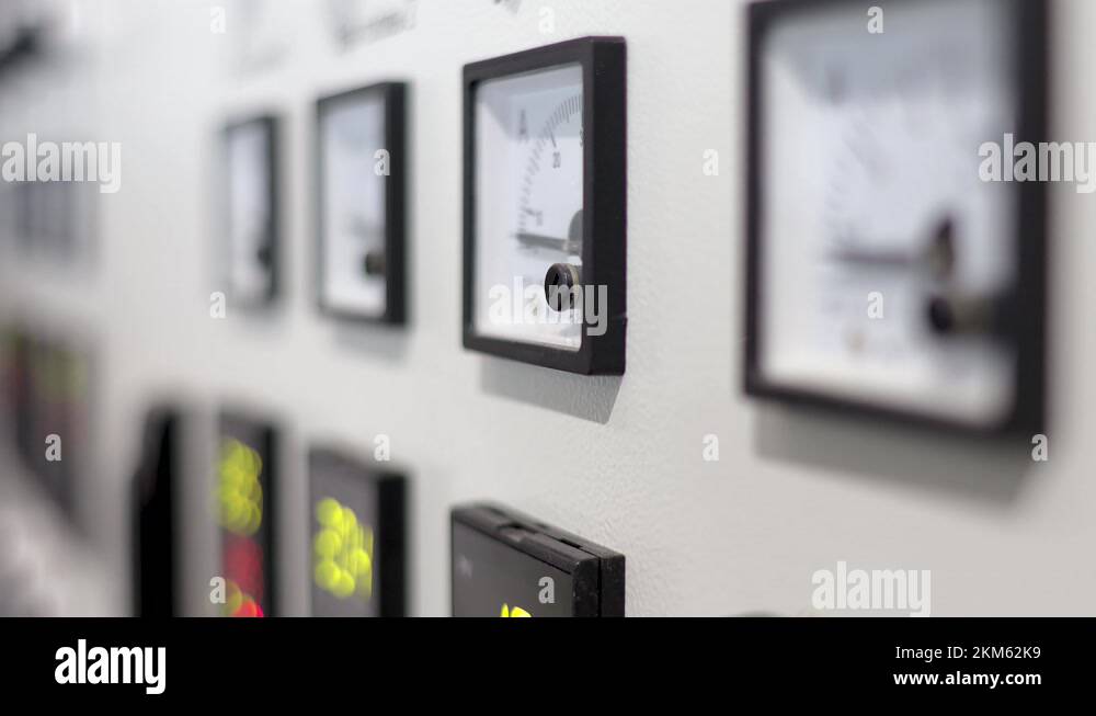 Electrical control room in industrial building Factory Stock Video ...