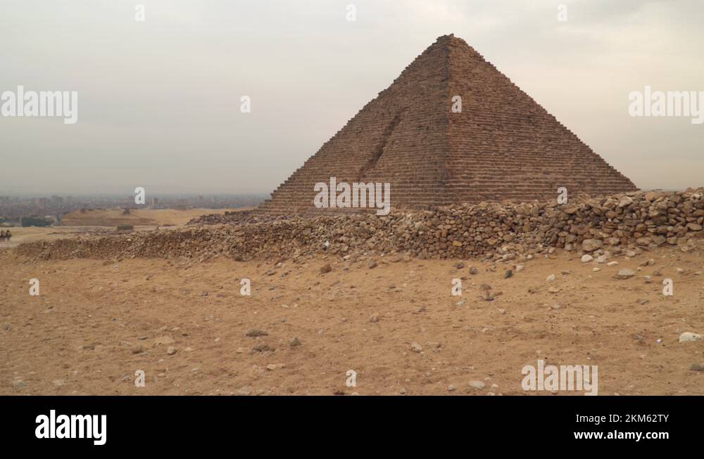 The Pyramid of Menkaure is the smallest of the three main Pyramids of ...