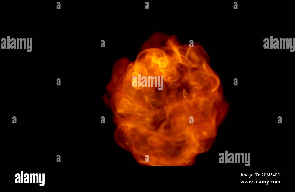 Fire ball explosion shooting with high speed camera, slow motion gas ...