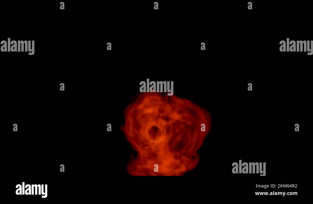 Fire ball explosion shooting with high speed camera, slow motion gas ...