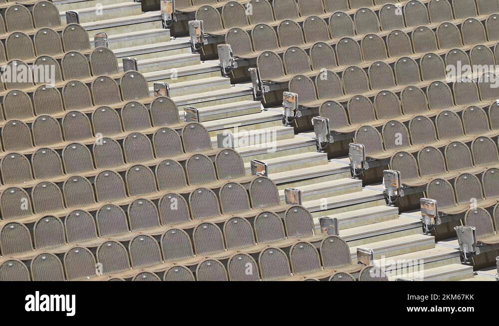 Rows of seats in open air concert hall auditorium Stock Video Footage ...