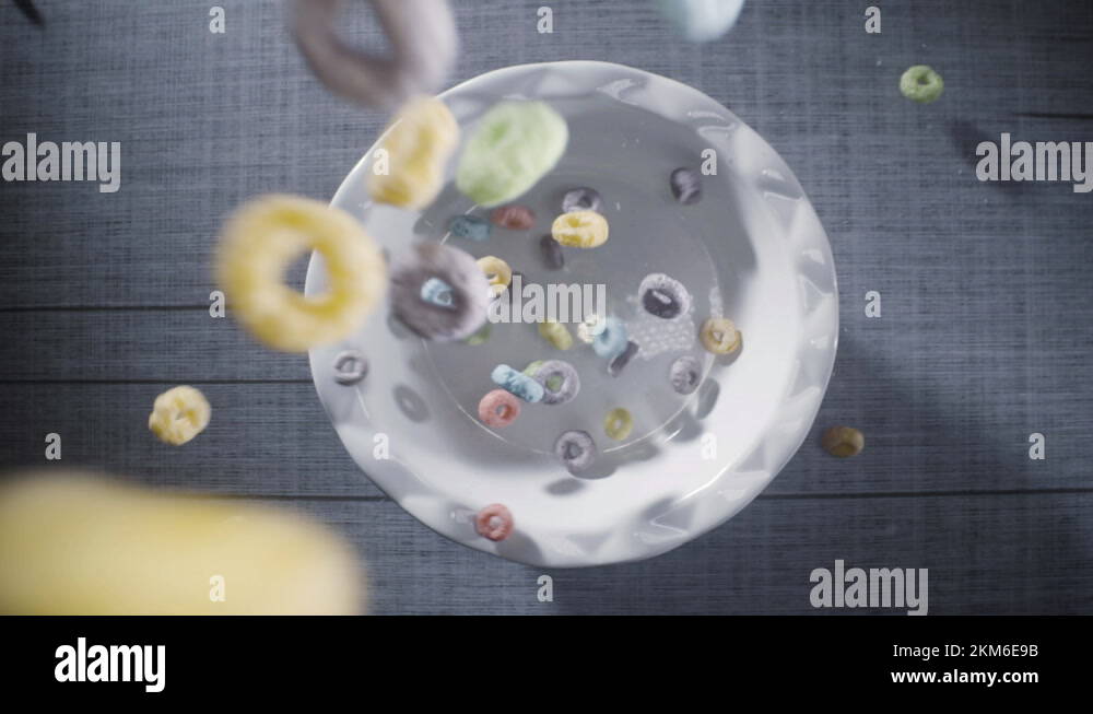 Cereal fruit loops Stock Videos & Footage - HD and 4K Video Clips - Alamy