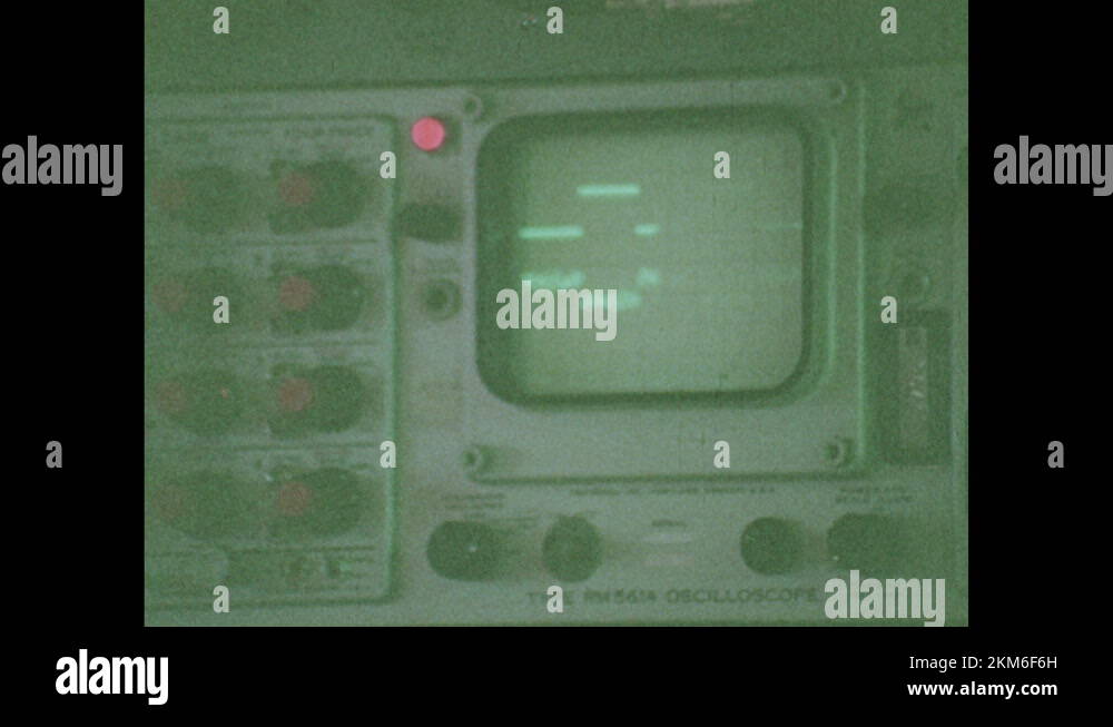 1970s: Exterior of observatory. Digital number display. Man speaks. Man ...