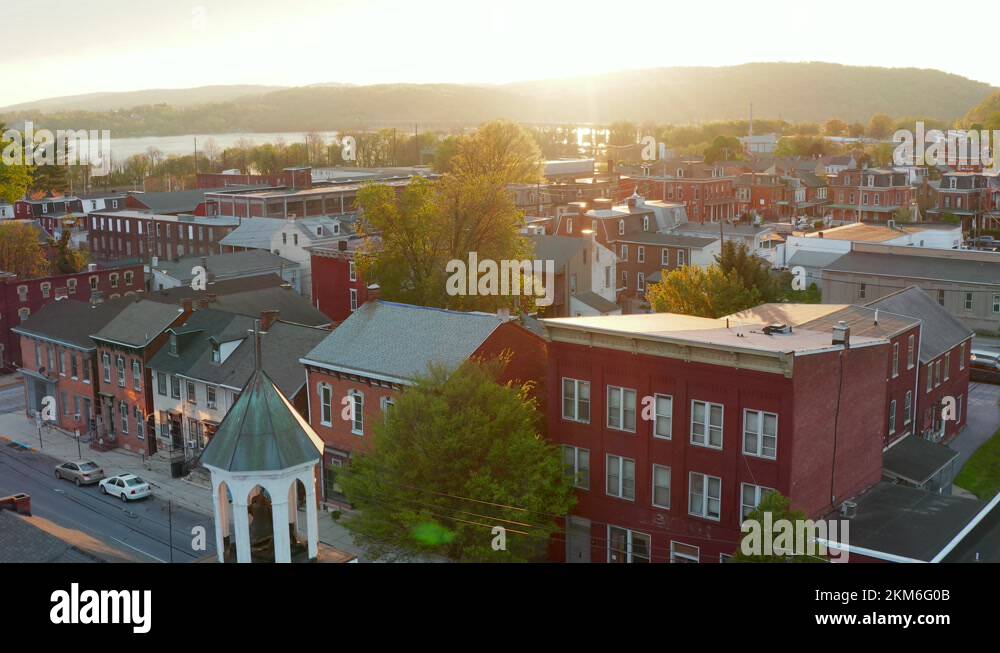 Small town city restored historic building Stock Videos & Footage - HD ...