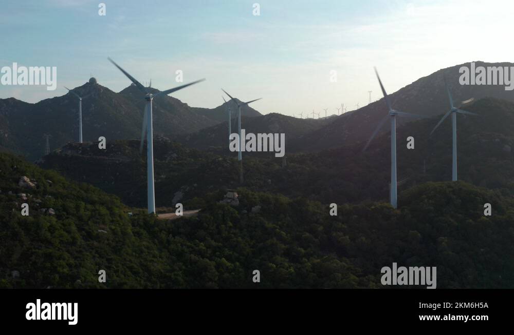 Wind turbine at the top of mountain Stock Videos & Footage - HD and 4K ...