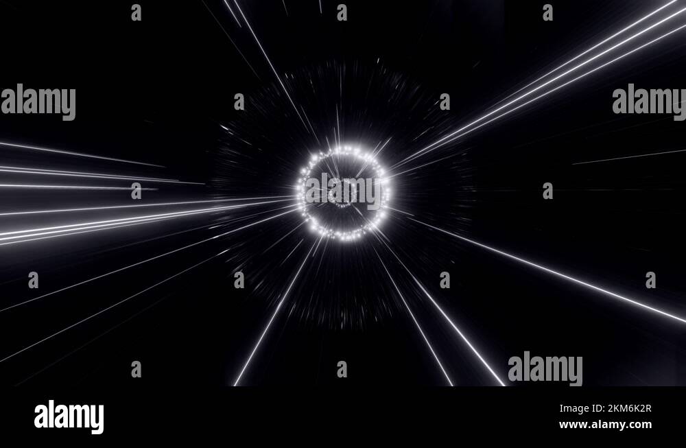 Vj loop. Fast movement tunnel motion. Circular shape in the distance is ...