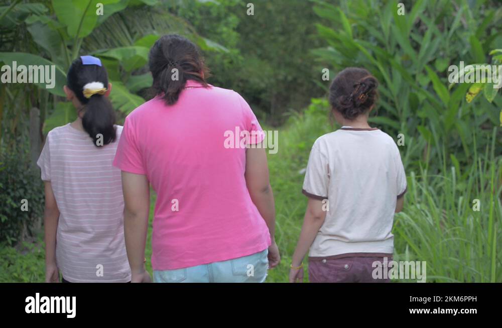 Three teen girls rear view Stock Videos & Footage - HD and 4K Video ...