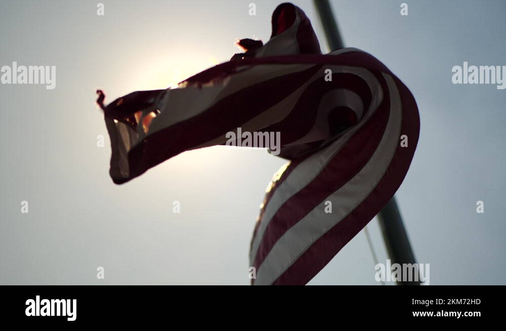 Frayed red flag Stock Videos & Footage - HD and 4K Video Clips - Alamy