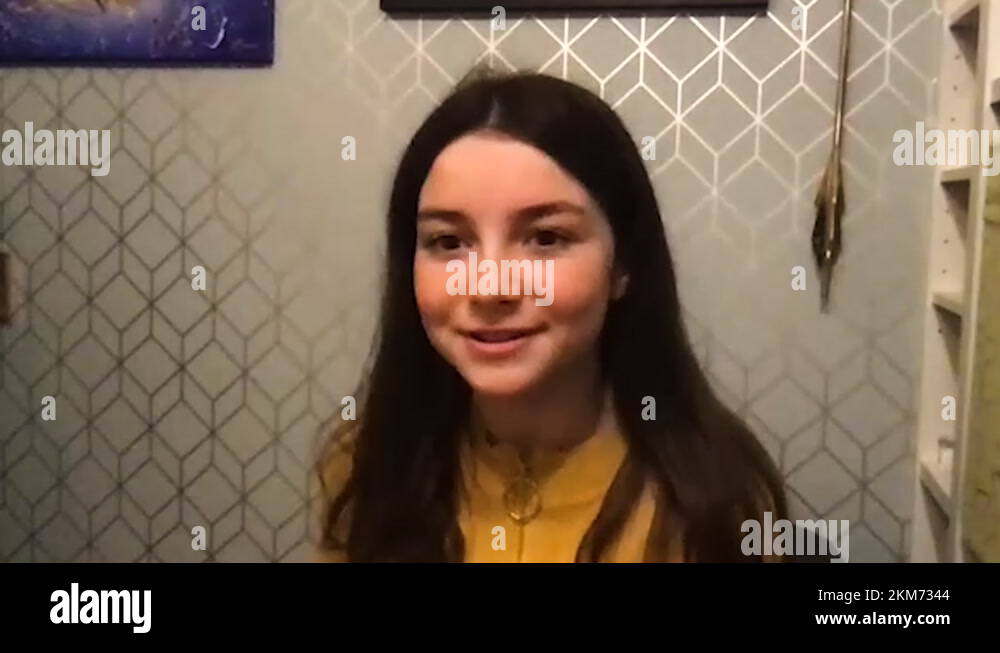 Teen actress Lilly Aspell talks about her dreams during press junket ...