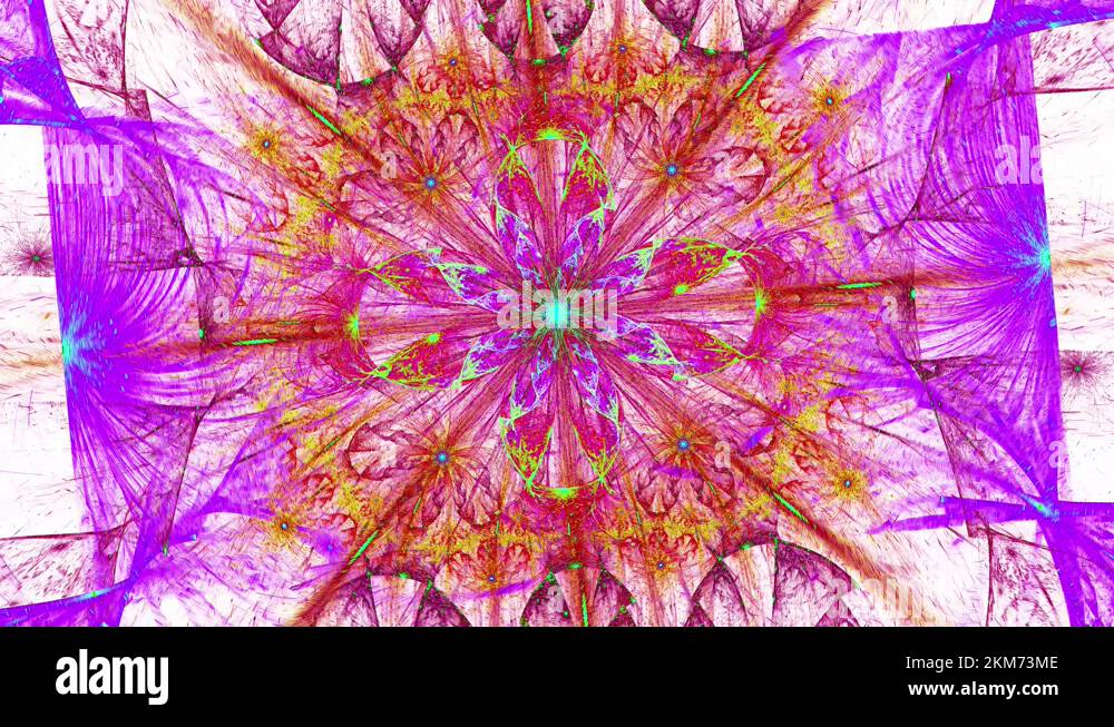 Loop able 4k digital changing flower background in changing colors ...