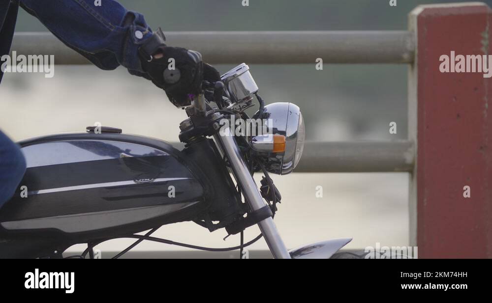Start The Engine Of Motorcycle, Video In 4K Stock Video Footage - Alamy