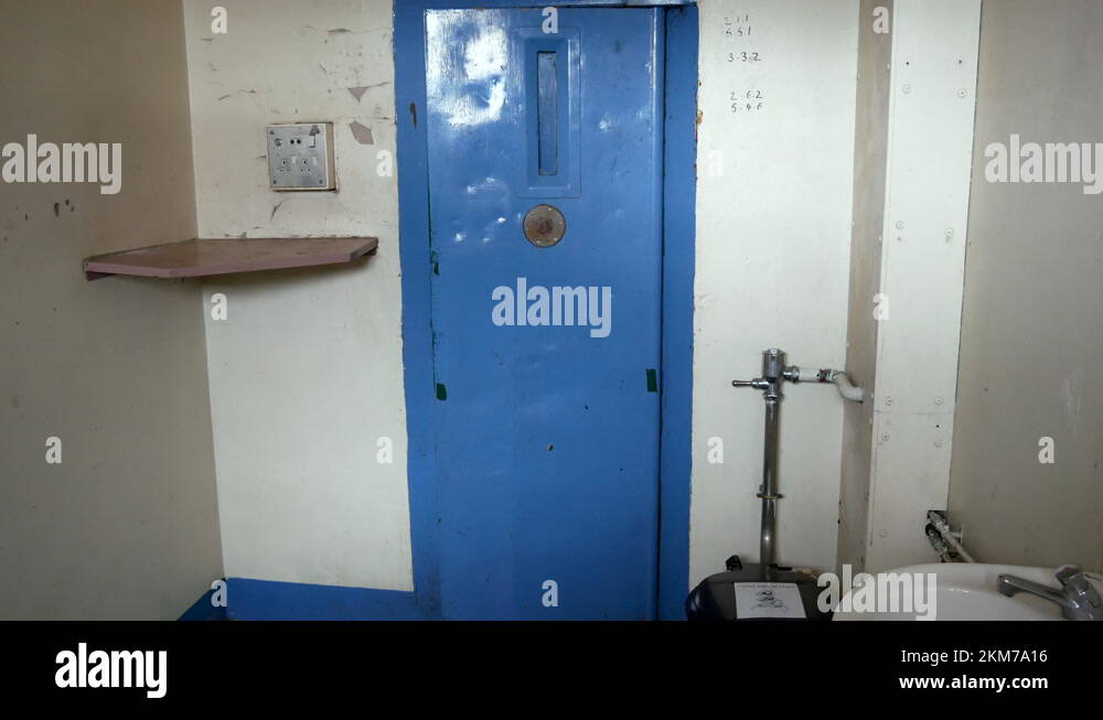 Prison Cell Living Quarters.Inside A British Cell. Life Behind Bars ...