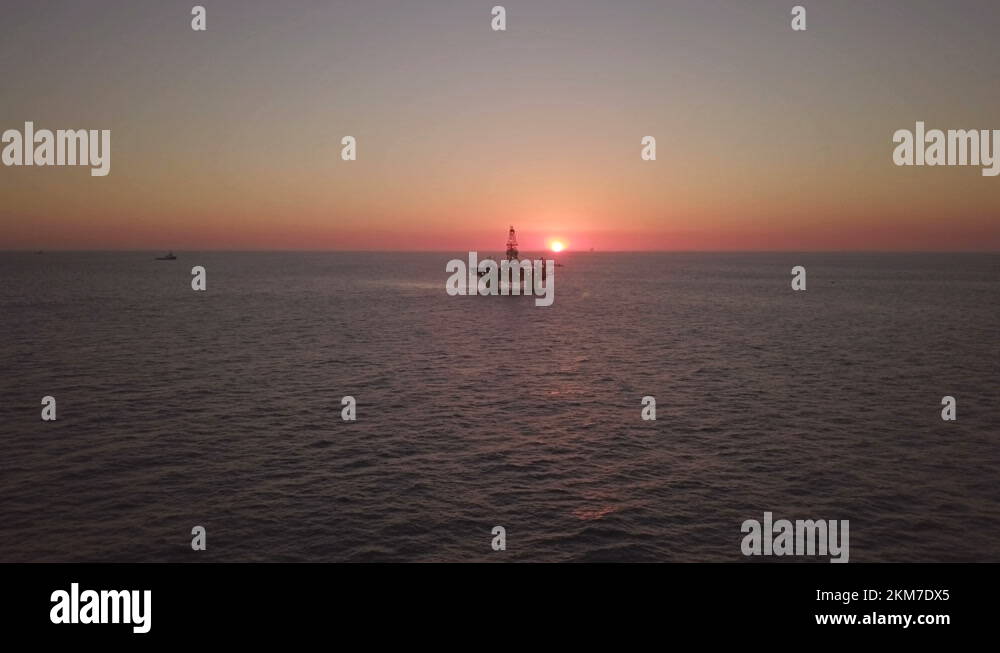 Offshore platform on the horizon Stock Videos & Footage - HD and 4K ...