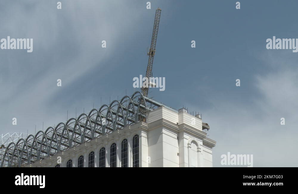 An under construction building in Tehran suburbs, Iran Stock Video ...