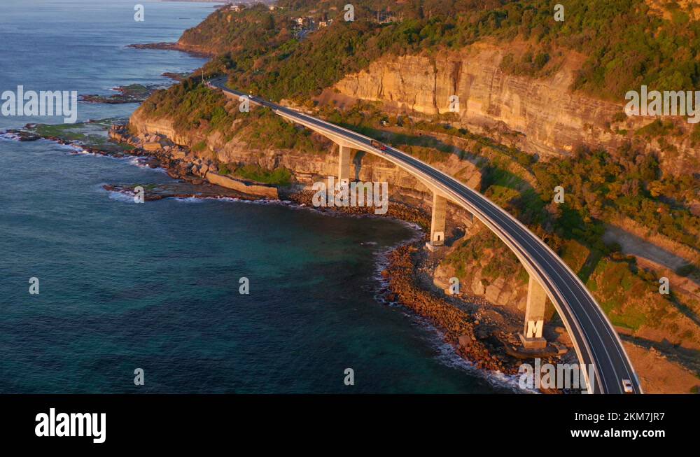 Elevated view of road along sea Stock Videos & Footage - HD and 4K ...