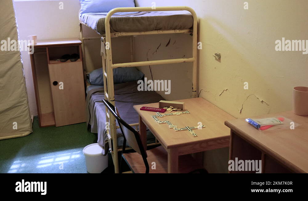 Inside A British Prison Cell. Home Environment For A British Prisoner ...