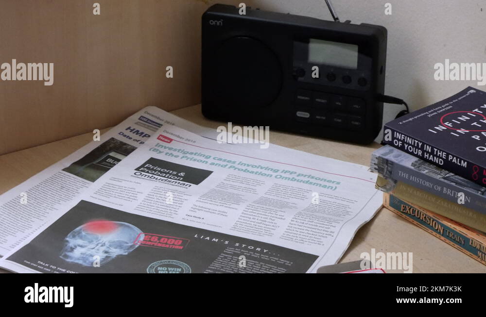 Inside A British Prison Cell. Home Environment For A British Stock ...
