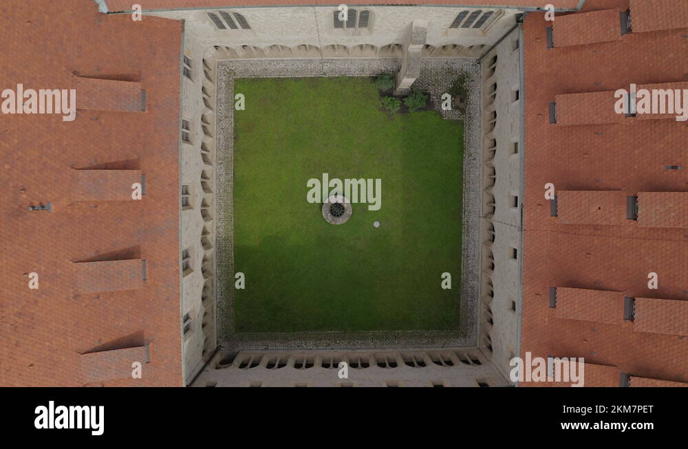 Empty courtyard and arches of historic building Stock Videos & Footage ...