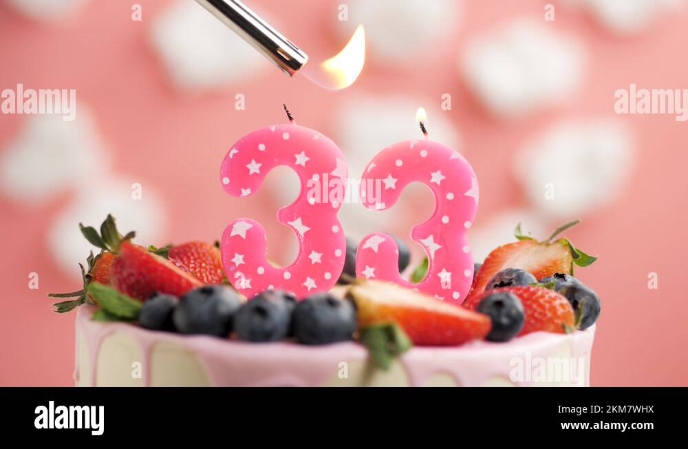 Birthday cake 33 candles Stock Videos & Footage - HD and 4K Video Clips ...