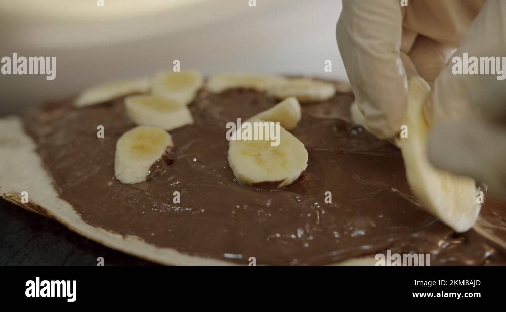 Banana chocolate sandwich Stock Videos & Footage - HD and 4K Video ...