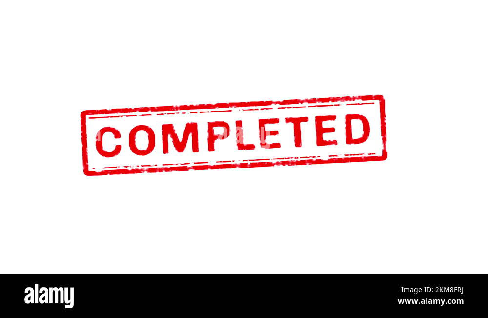 Completed stamp Stock Videos & Footage - HD and 4K Video Clips - Alamy