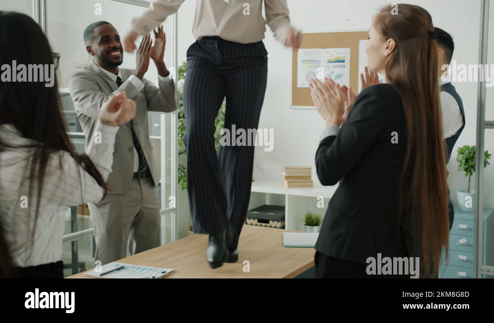 Office table woman dancing Stock Videos & Footage - HD and 4K Video ...