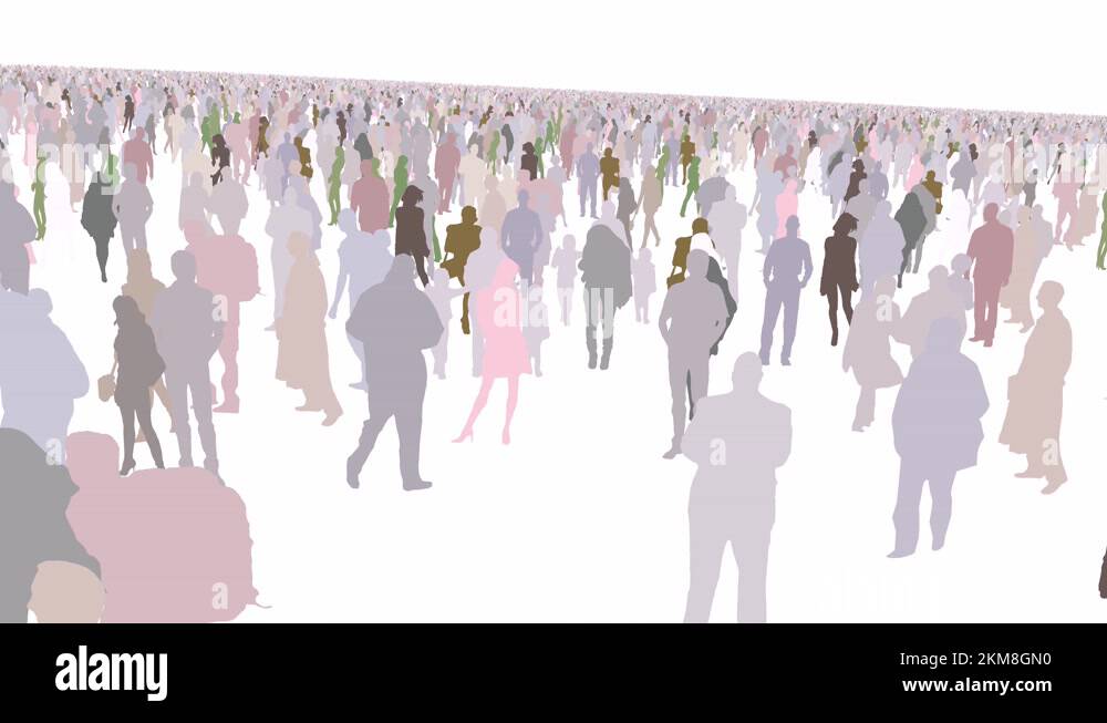 Cartoon people crowd Stock Videos & Footage - HD and 4K Video Clips - Alamy