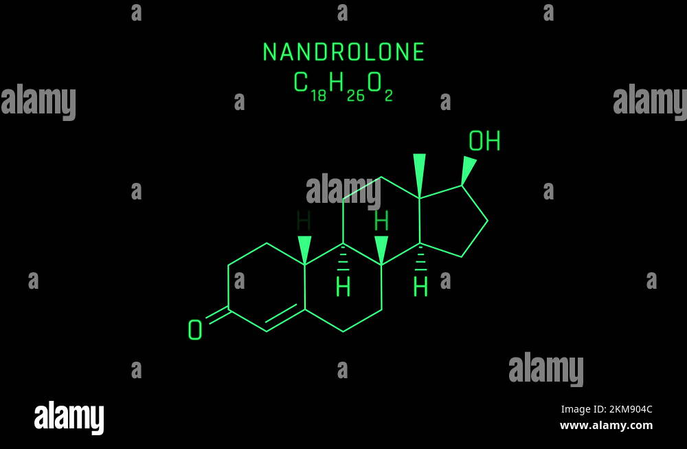 Nandrolone also known as 19 Nortestosterone Molecular Structure Symbol ...