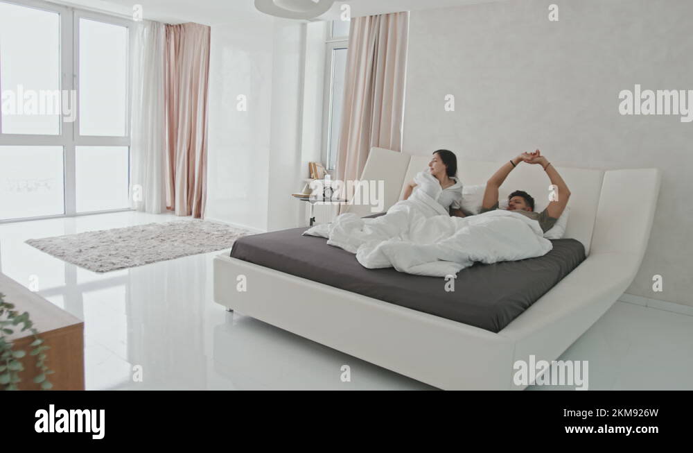 Loving couple waking up together Stock Videos & Footage - HD and 4K ...