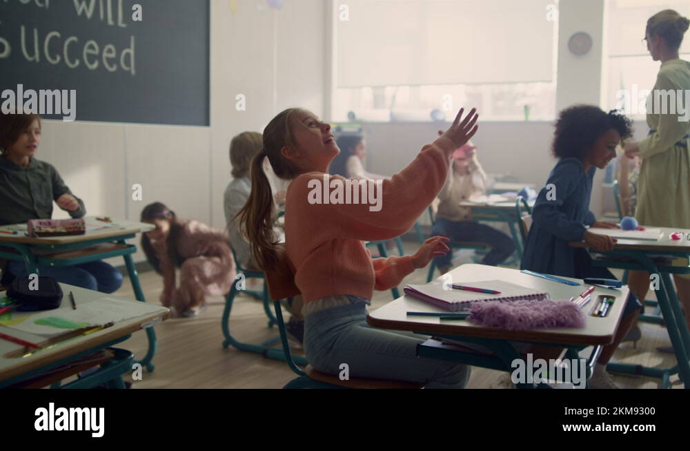 Diverse children playing in classroom Stock Videos & Footage - HD and ...