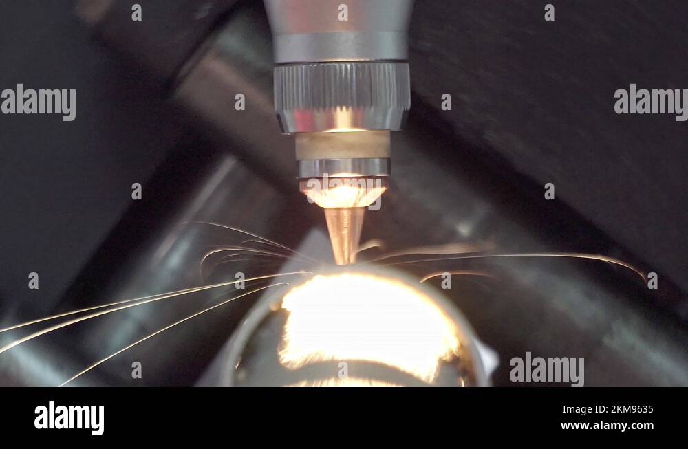 Operation of the programmable device for laser cutting of pipes Stock ...