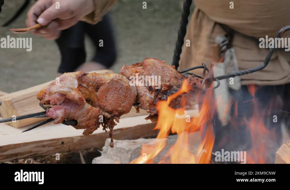 Medieval spit roast Stock Videos & Footage - HD and 4K Video Clips - Alamy