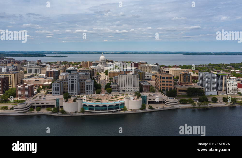 Downtown skyline madison capital Stock Videos & Footage - HD and 4K ...