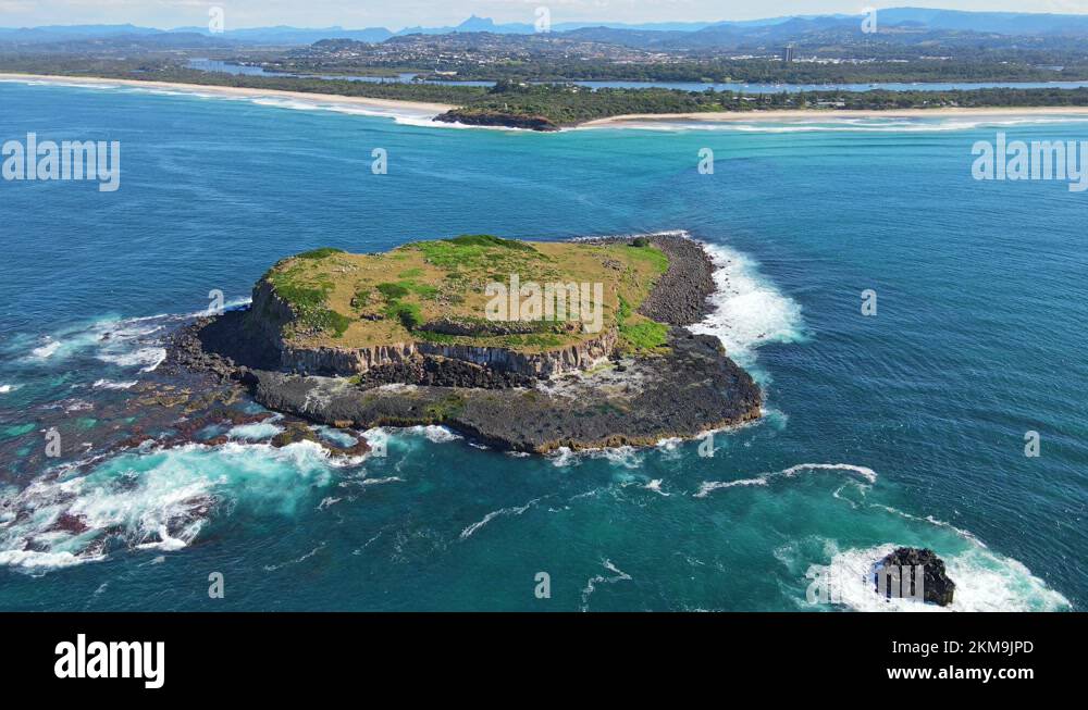 Bird's Eye View of Fingal Headland And Cook Island Aquatic Reserve In ...