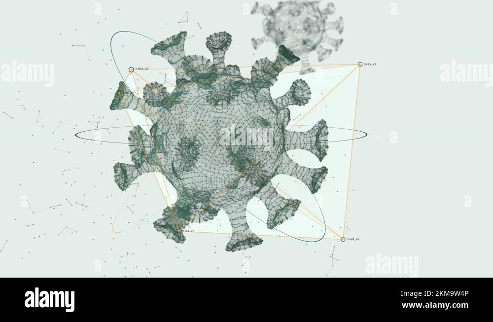 Analyzing 3d Projection Of Covid-19 Virus Molecular Structure In Sci-Fi ...